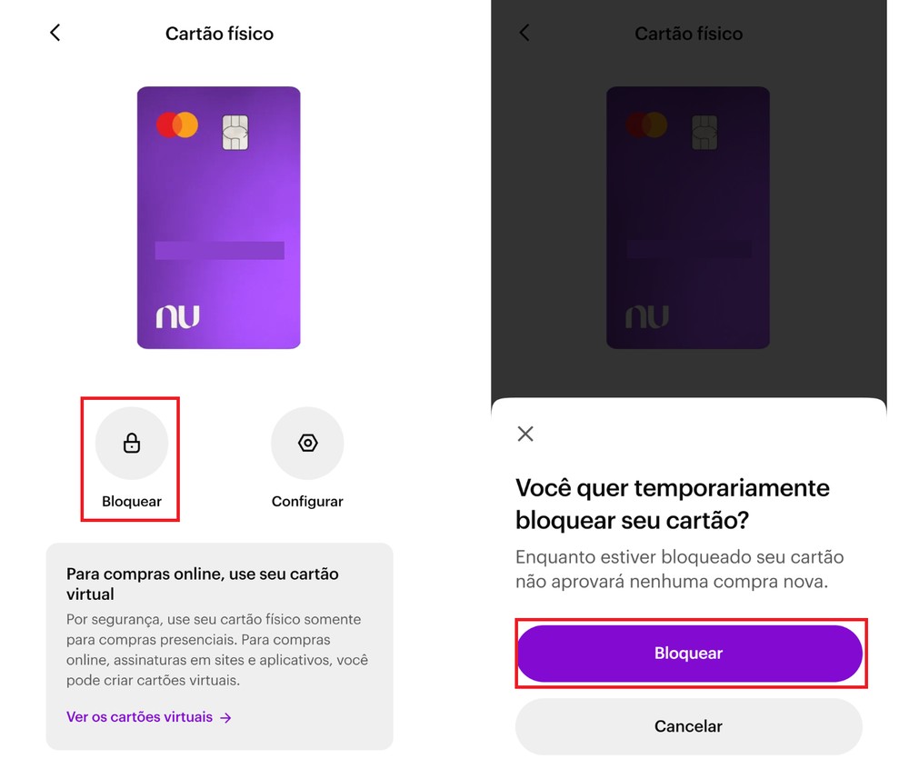 Como bloquear o cartão do Nubank: veja o passo a passo completo