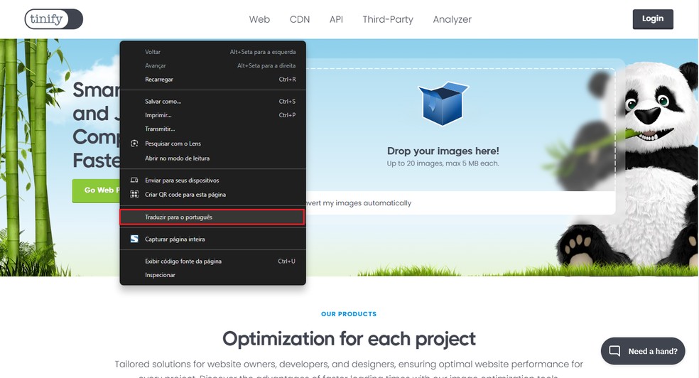 TinyPNG: como usar site para compactar imagem