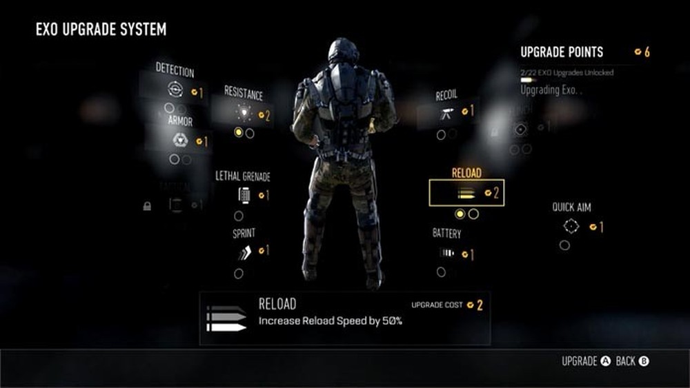 Call of Duty Advanced Warfare: como melhorar o soldado usando Upgrade ...