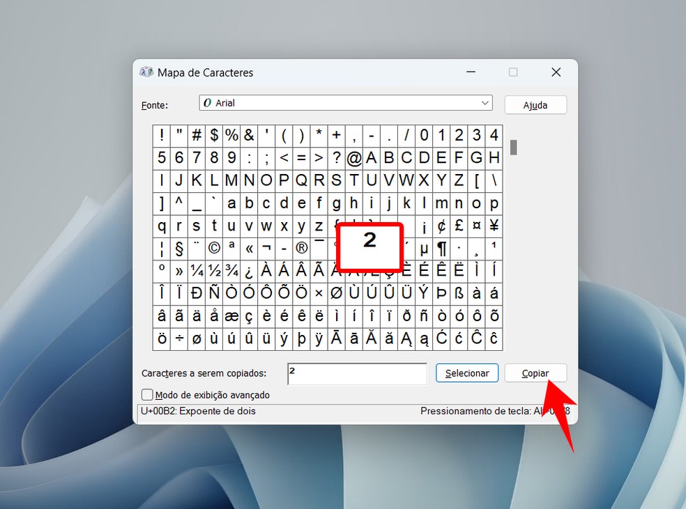 Como colocar o símbolo de metro quadrado no teclado do PC