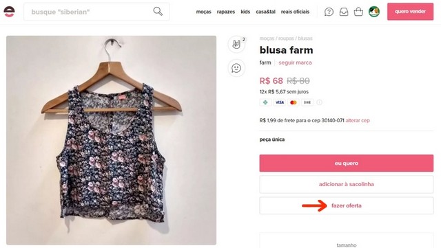 Como comprar no Enjoei pelo PC