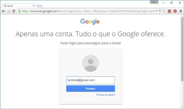 Como fazer login e entrar com outra conta no Gmail pelo PC