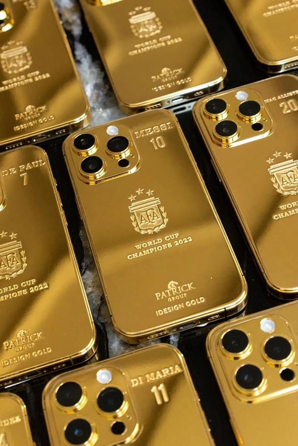 Puro luxo: conheça o iPhone de ouro de Messi, que custa R$ 28 mil
