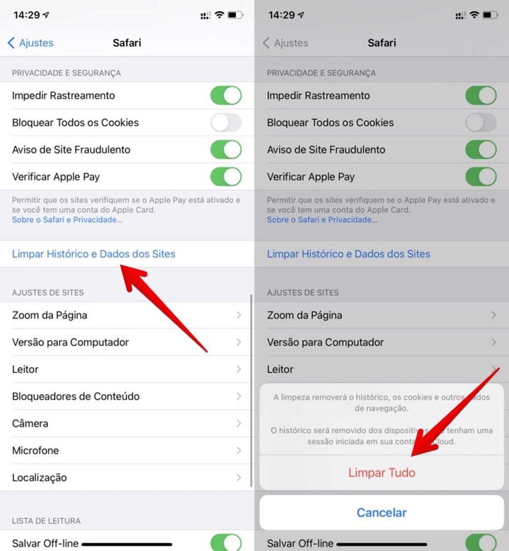 Como limpar cookies do celular Android e iPhone (iOS)
