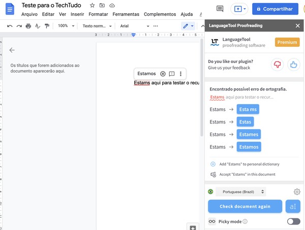 Oito funções do Google Docs que facilitam a vida de quem escreve muito