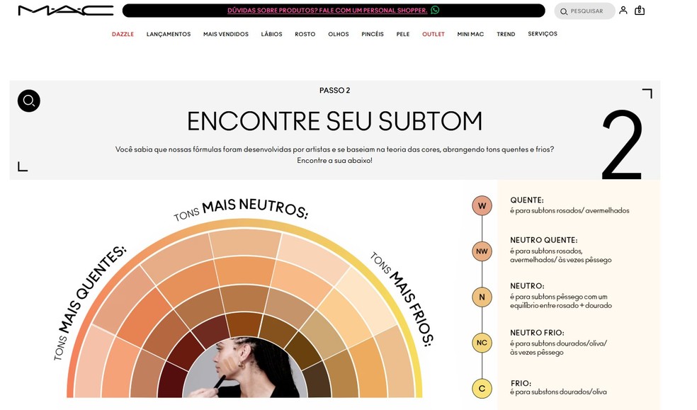 Como descobrir a cor de base ideal usando sites e ferramentas online