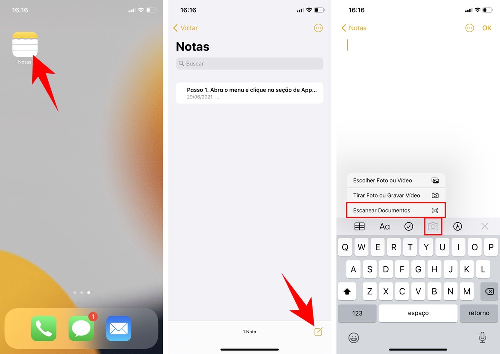 Como assinar documentos no iPhone sem instalar apps