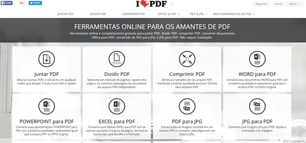 iLovePDF: como converter, comprimir, reordenar e dividir documentos