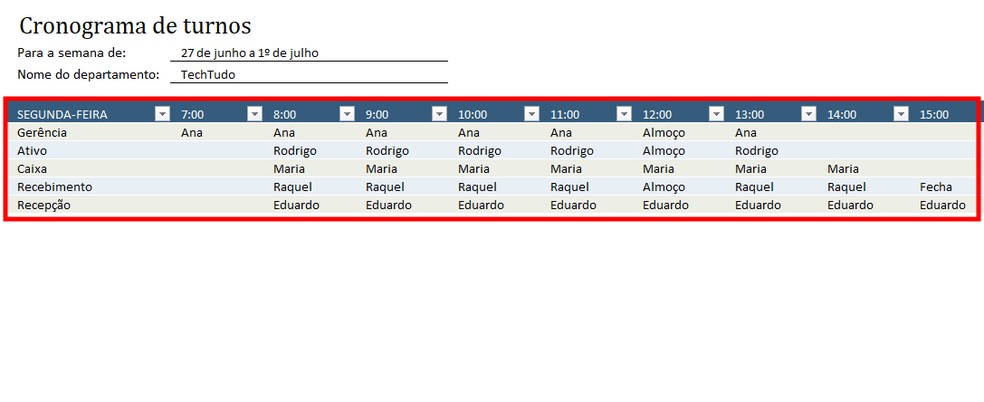Como Fazer Uma Planilha De Escala De Trabalho No Excel 2024 Company