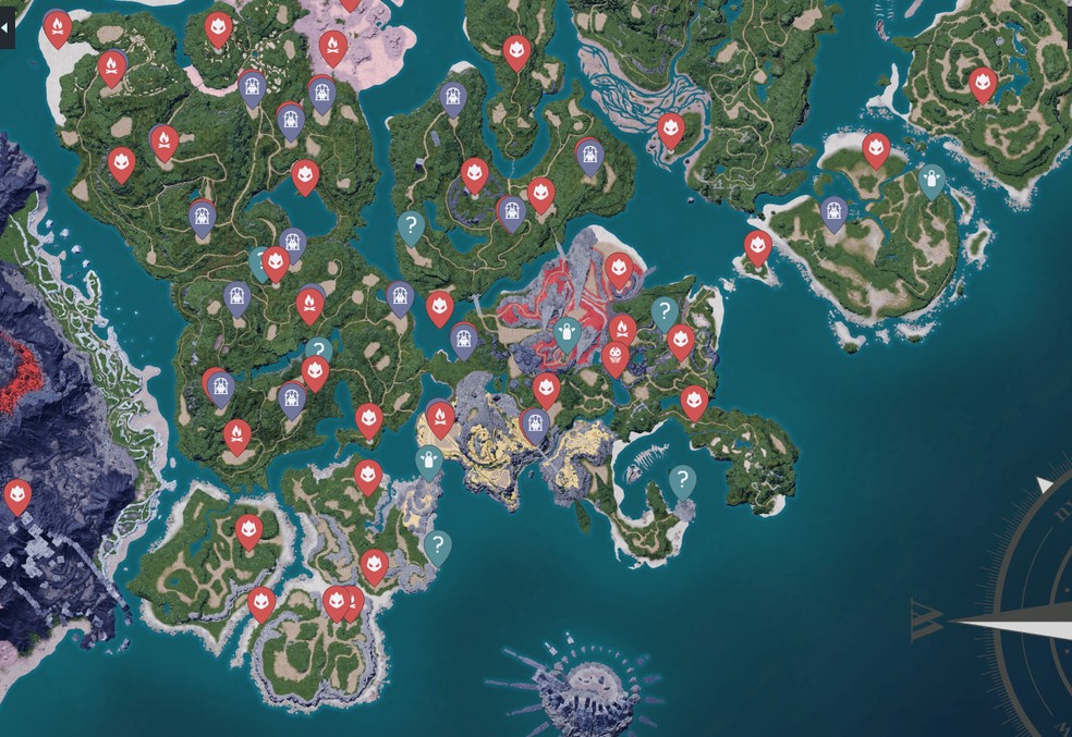 Palworld: como usar o site Mapgenie para ver o mapa completo do jogo