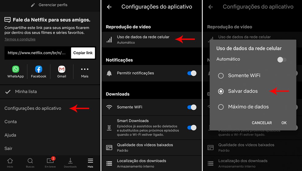 Netflix muda codec de vídeo para economizar dados no app para Android