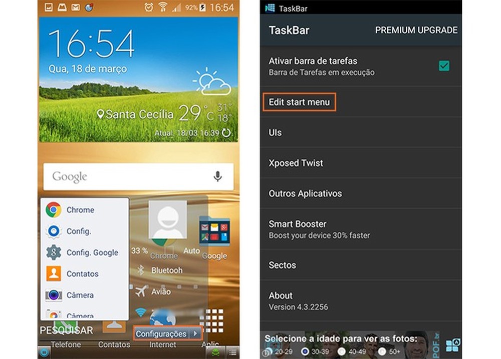 Taskbar: personalize seu menu e deixe o Android com cara de Windows