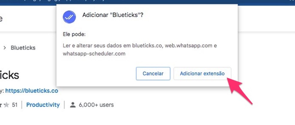 Como agendar mensagens no WhatsApp Web com a extensão Blueticks