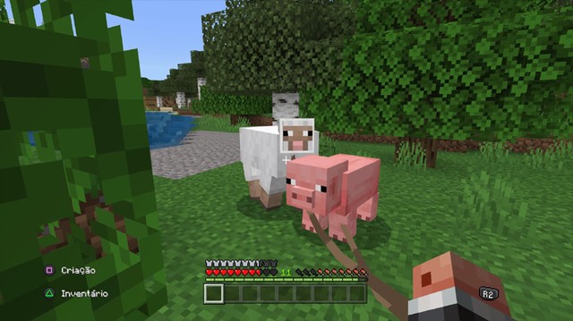 Como fazer corda no Minecraft (laço)