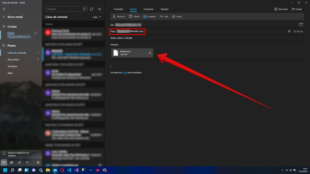 Como usar o Send to Kindle