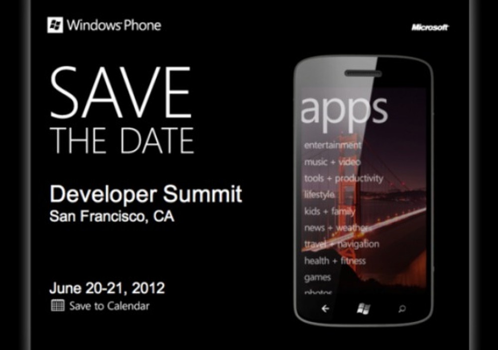 Microsoft divulga evento que mostrará o futuro do Windows Phone