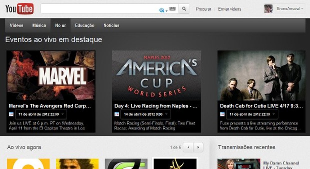 YouTube Live faz aniversário e ganha função de pay-per-view