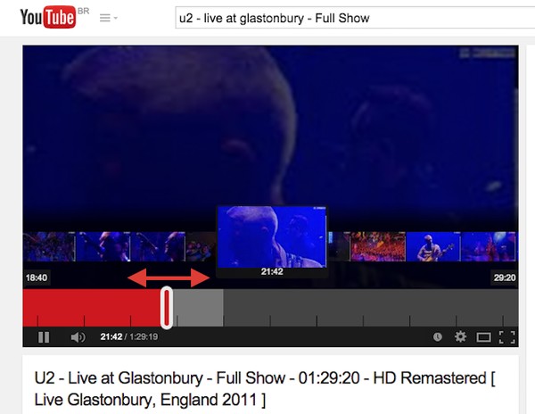 Como buscar usando a pesquisa por frames do YouTube