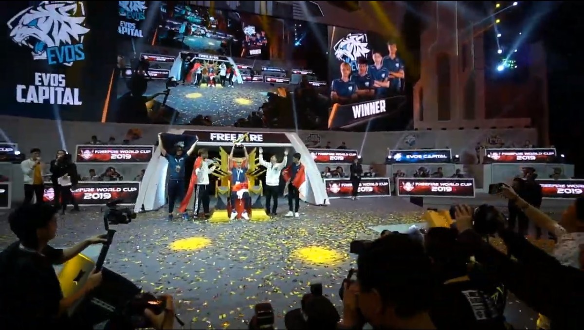 Free Fire World Cup 2019: EVOS Capital é campeã