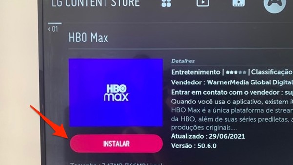 Como baixar e assistir ao HBO Max na TV LG