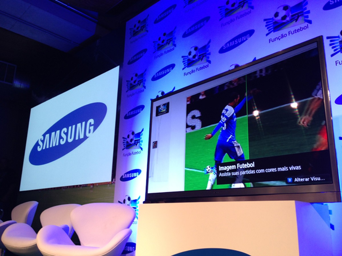 Samsung lança função 'Futebol' em novos monitores, TVs e home-theaters