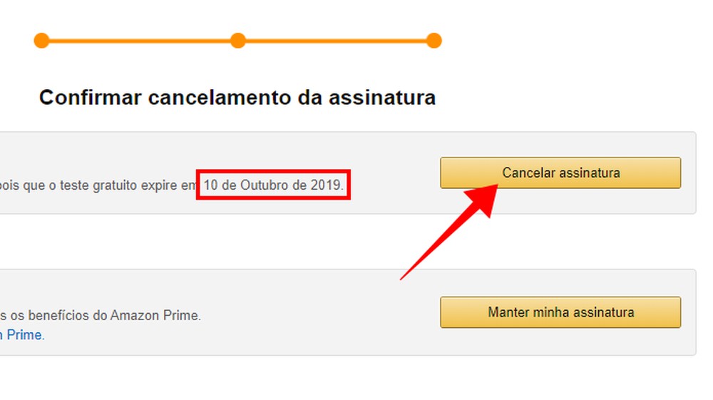 Como cancelar o Amazon Prime