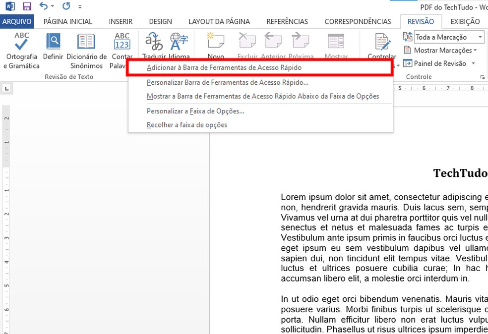 Como contar caracteres no Word