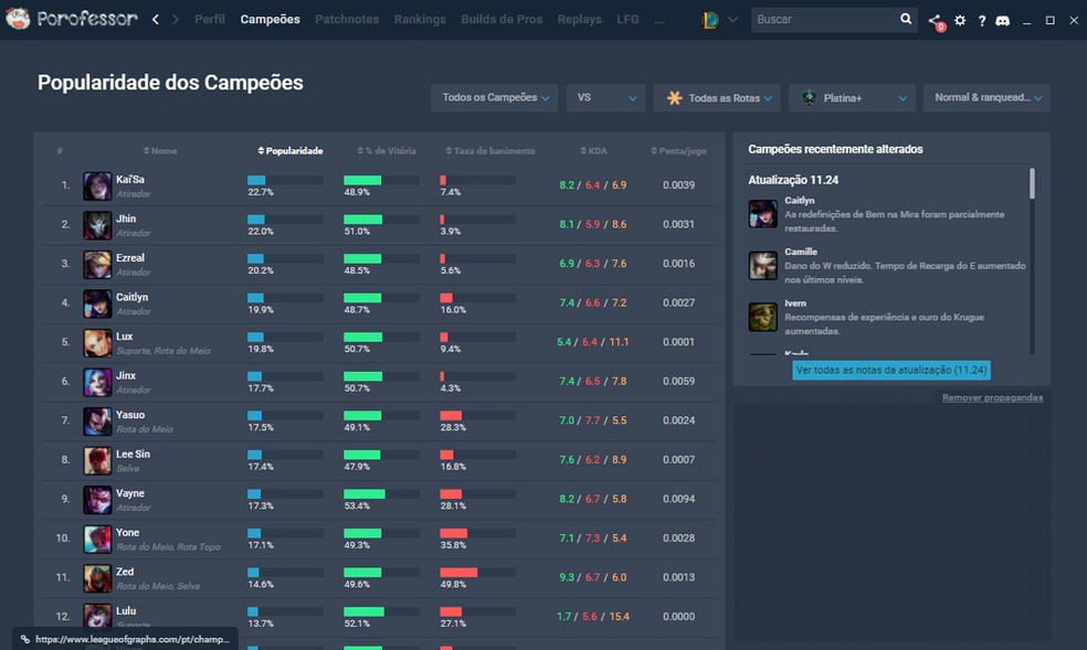 Porofessor no LOL: como utilizar o app de estatísticas nas partidas