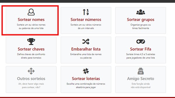 Site para sortear: como usar o Sorteador.top