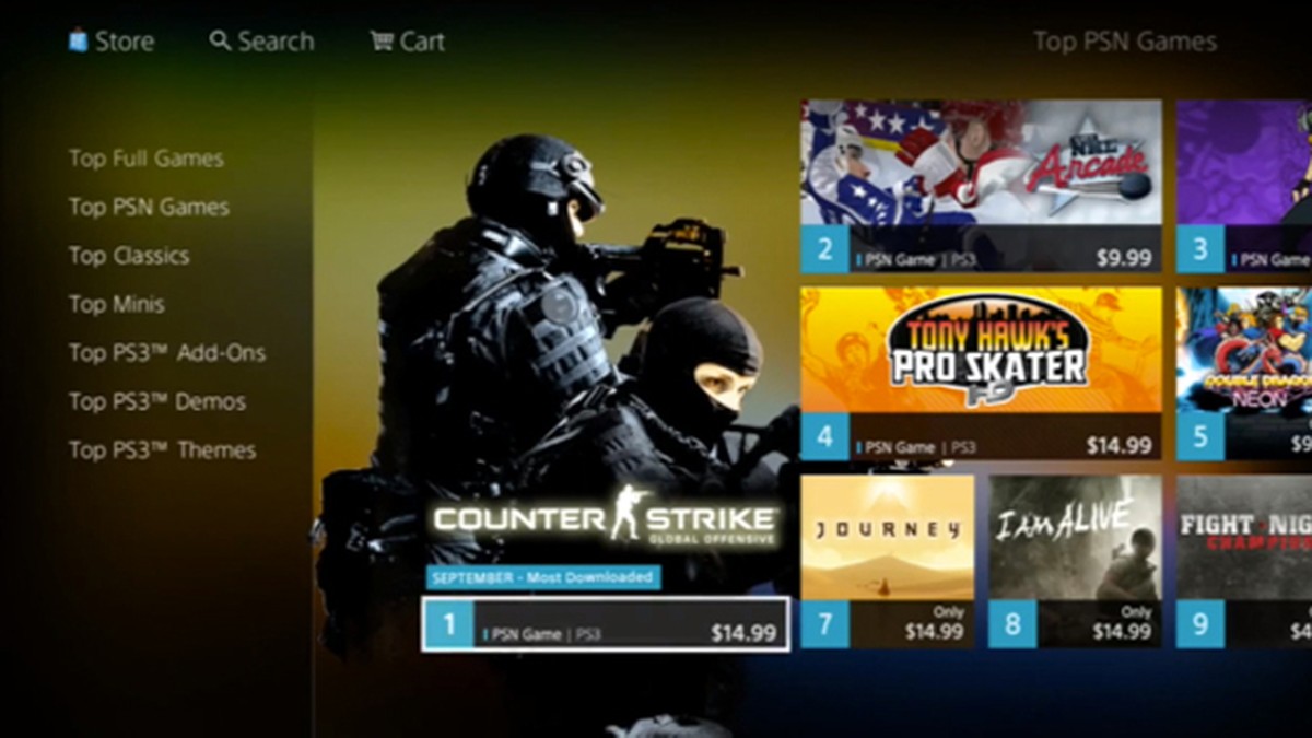 Nova PlayStation Store já está disponível com design e navegação mais ...