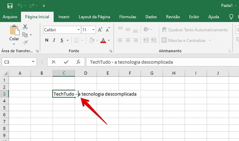 Como dar enter no Excel e inserir quebra de linha em uma célula