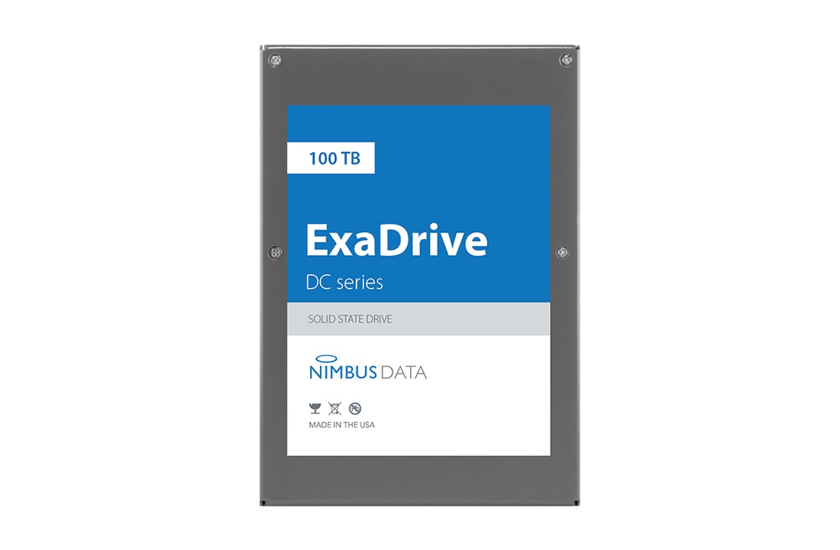 ExaDrive DC100, da Nimbus Data, é o maior SSD do mundo com 100 TB