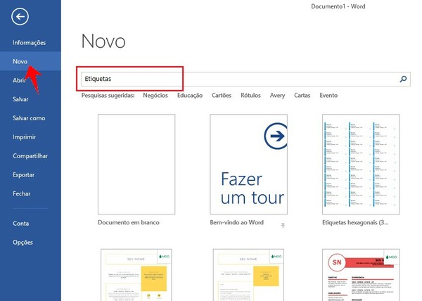 Como fazer etiquetas no Word