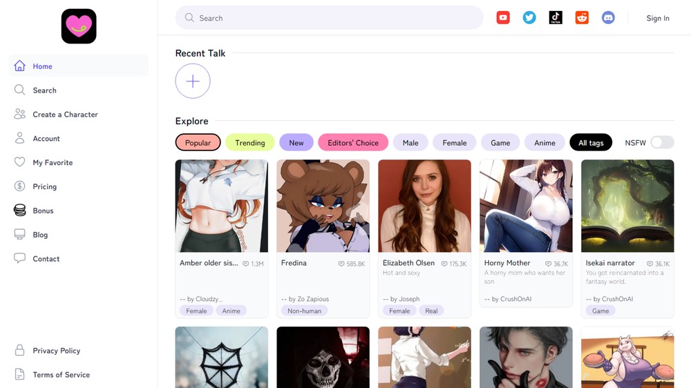Venus Chub, Janitor AI e mais: 6 chatbots de roleplay para conversar