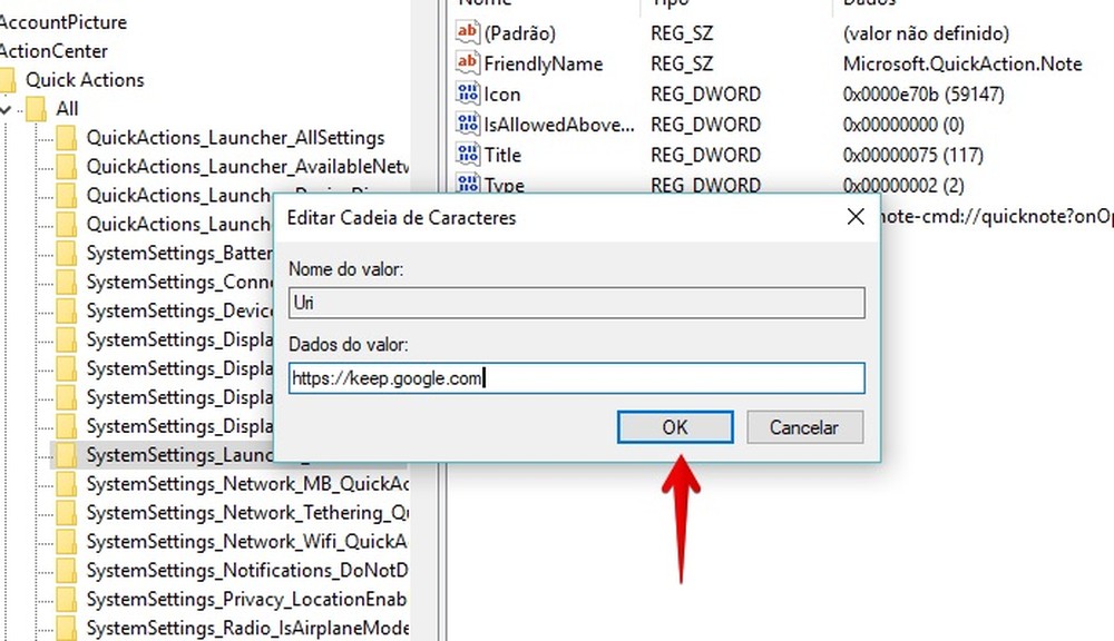 Como abrir apps de notas pela central de notificações do Windows 10