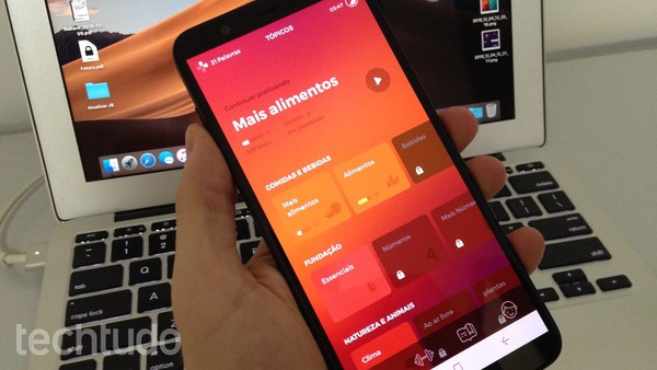 Como aprender inglês sozinho com o app Drops