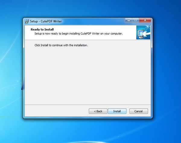 Como instalar o CutePDF Writer