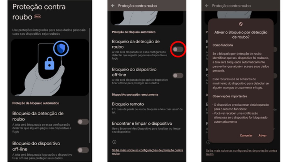 'Modo ladrão' do Android: aprenda a ativar os recursos
