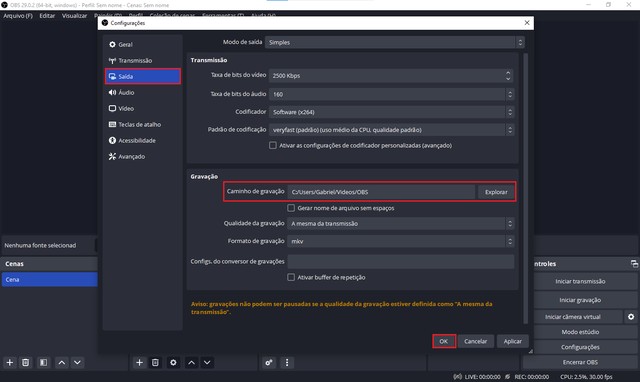 OBS Studio: como usar programa para gravar tela do PC com áudio