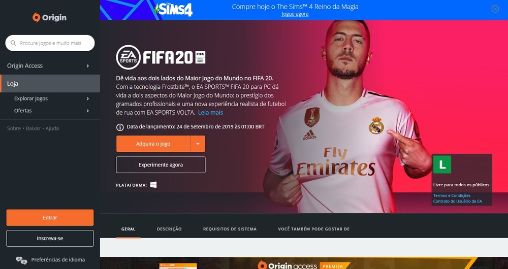 FIFA 20 ganha demo grátis; veja como baixar no PC, PS4 e Xbox One