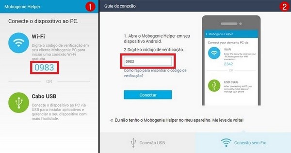 Como usar o Mobogenie e controlar aparelhos Android usando o seu PC
