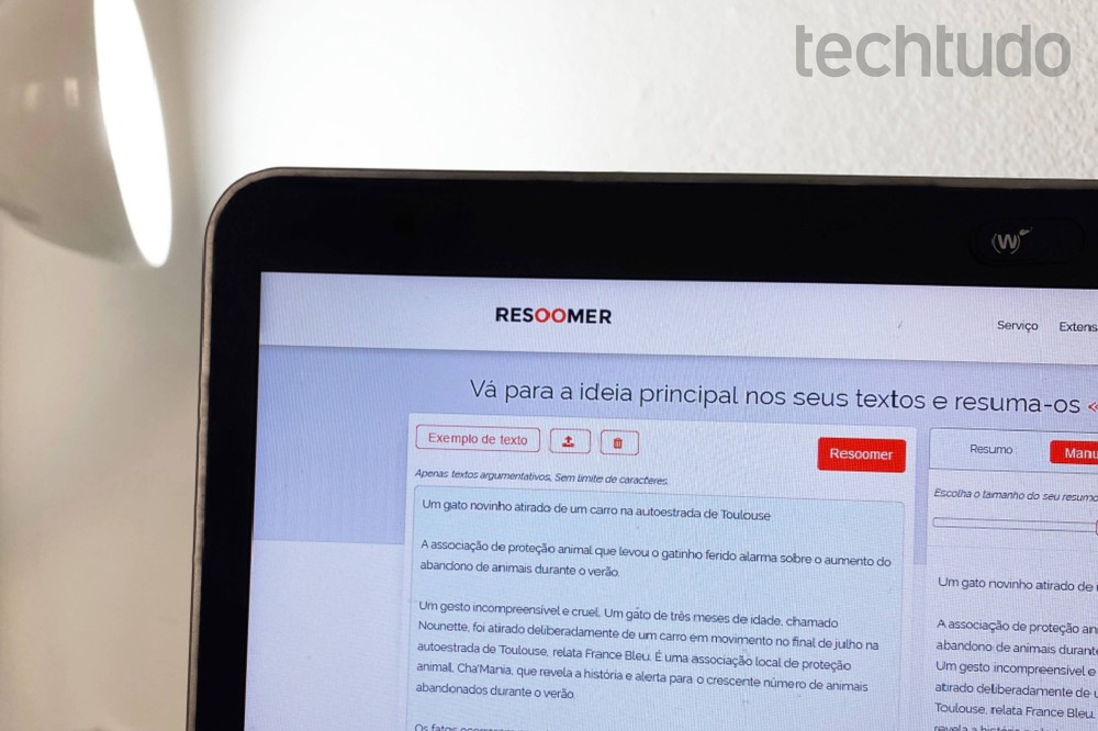 Resoomer: veja como usar site para resumir textos
