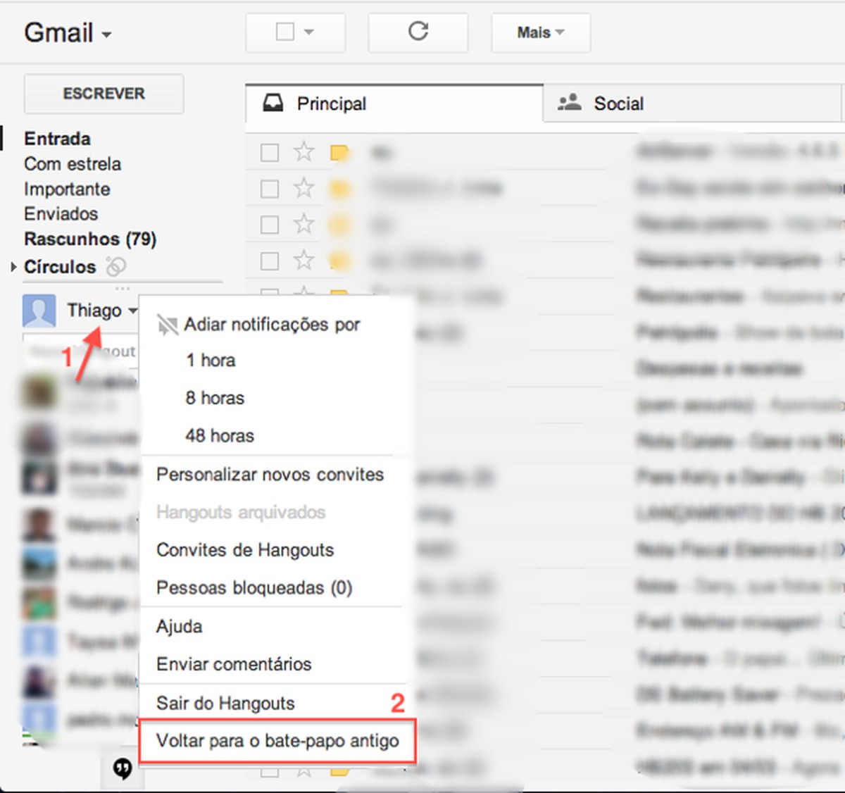 Como voltar a usar o antigo Gtalk no lugar do novo Hangouts