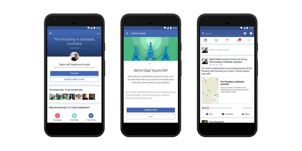 Facebook faz quatro mudanças no Safety Check e permite post 'mais pessoal'