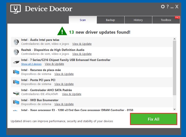 Como usar o Device Doctor para atualizar drivers do PC