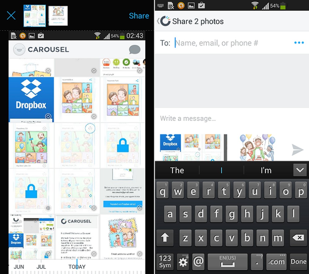 Como usar o Carousel: app de fotografias do Dropbox para Android e iOS