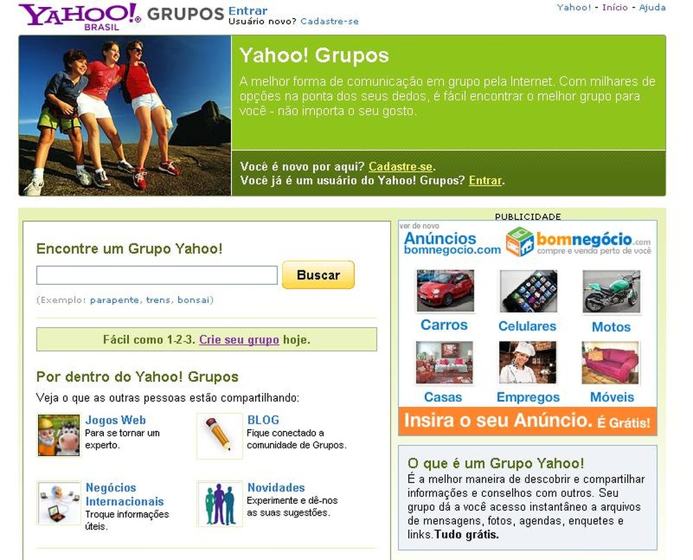 Como criar grupos no Yahoo! Groups