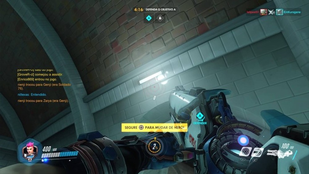 Como acessar o menu com funções escondidas em Overwatch