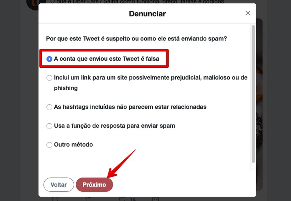Como denunciar fake news e spam no Twitter