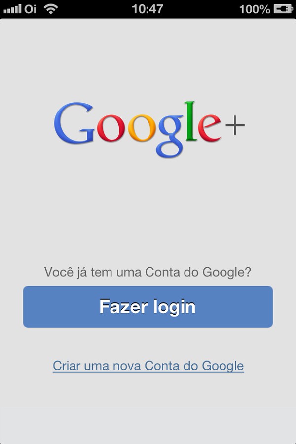 Como acessar o Google+ no iOS